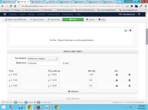 Hikashop Update Product Total Price With Quantity And Option Hikashop