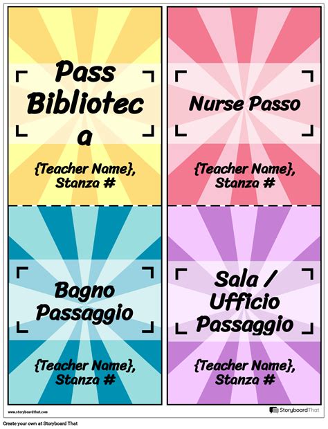 La Sala Passa 5 Storyboard O It Examples