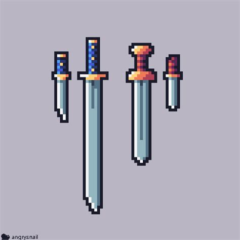 Pixel Sword Sprite