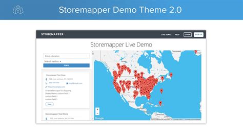 Storemapper Store Locator Map Storemapper Store Locator Map And Widget Shopify App Store