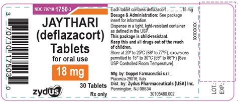 Jaythari Package Insert Prescribing Information Moa
