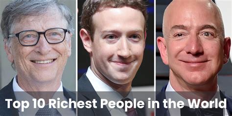Top 10 Richest People In The World Most Richest Man In World