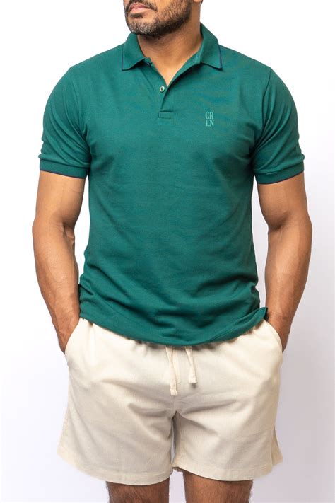 Polo Piquet Crln Moda Para Homens Polo Moda