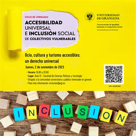 Jornada Ocio Cultura Y Turismo Accesibles Un Derecho Universal