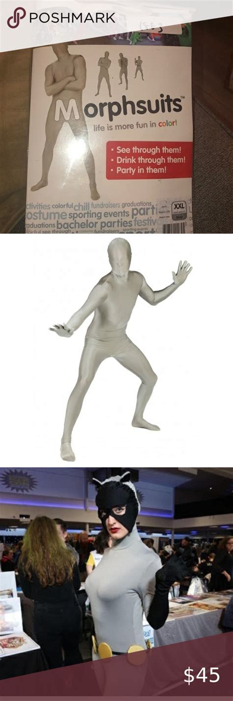Silver Morphsuit Halloween Costume Halloween Costumes Halloween