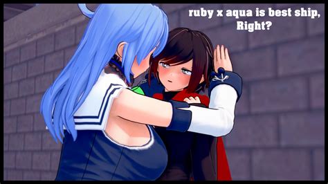 Ruby X Aqua Is Best Ship Right Seconded Image Linked In The Comments