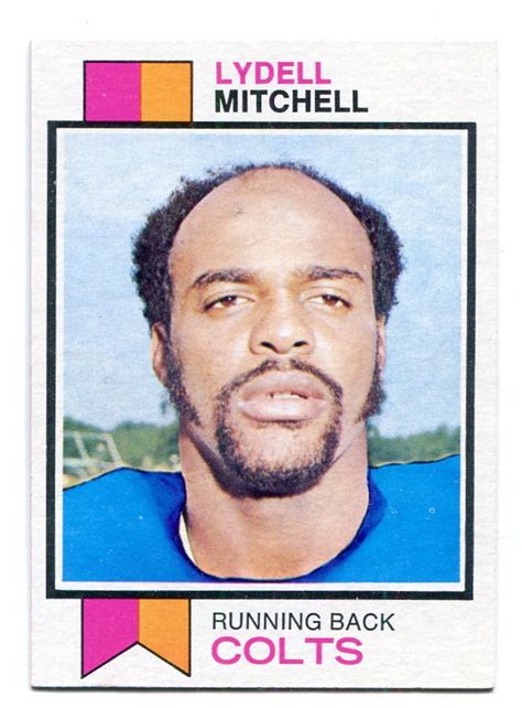 Lydell Mitchell 1973 Topps 56 Rookie Penn State Colts