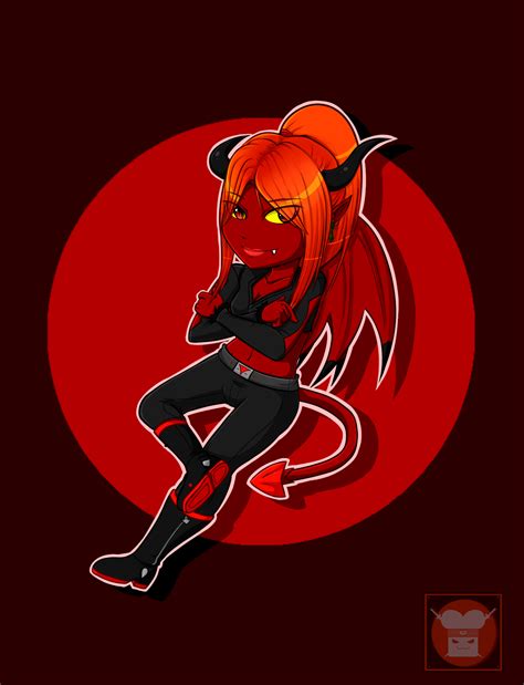 Chibi Demon Lady By Vaporninja On Newgrounds