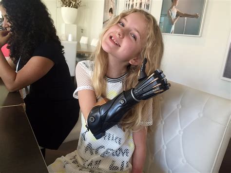 A Girl With A Bionic Arm Cyberpunk
