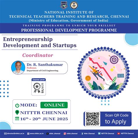Nitttr Chennai Is Going To Conduct A Professional Development Programme