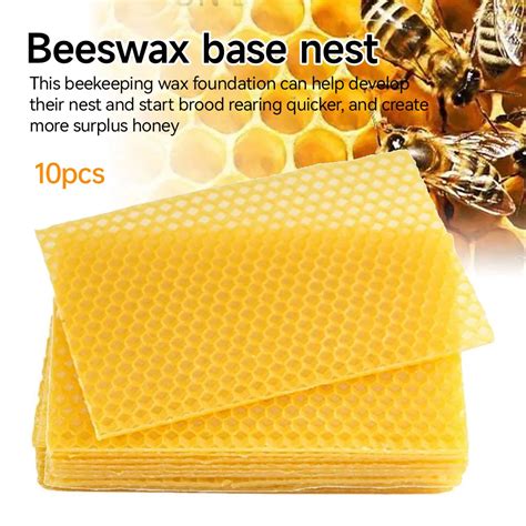 10pcs Beeswax Sheets Candle Making Craft Diy Kits Honey Candles Maker