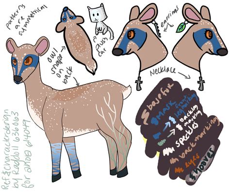 Deer Reference Sheet By Tokkoyangi On Deviantart