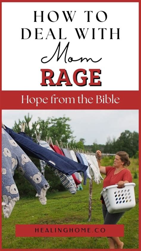 How To Deal With Mom Rage Hope From The Bible Healing Home