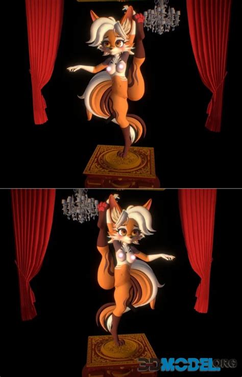 3d Model Kino Furry Fox Girl Printable