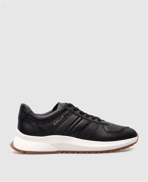 Bally Черные кожаные кроссовки Darsyl Msk09svt238 купить в Symbol