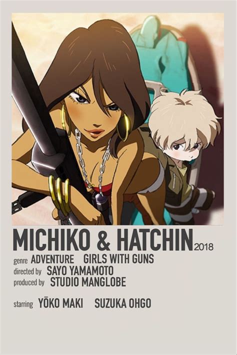 Michiko And Hatchin Pôsteres De Cinema Minimalistas Filmes De Anime