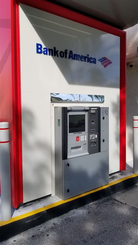 Bank Of America In Boca Raton With Drive Thru Atm And Teller Boca Del Mar