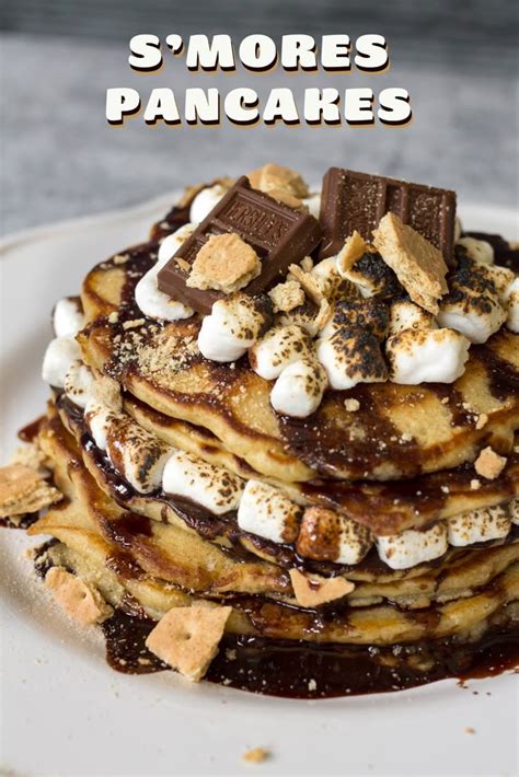 Smores Pancakes Natashas Food Adventures Recipe Fun Baking