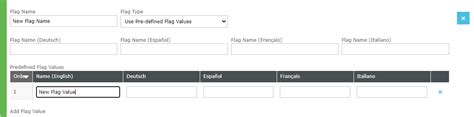 Editing Flag Profiles