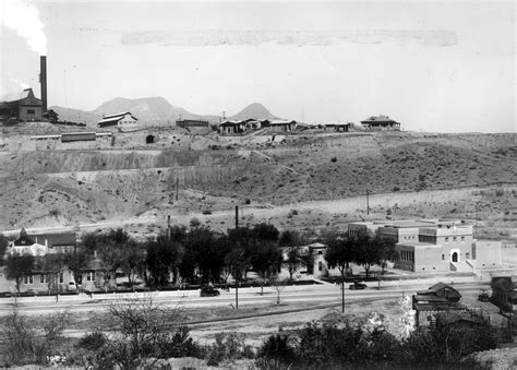 Miami High School Copper Smelter Is Visible In The Background