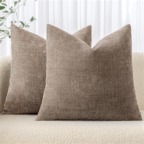 Miulee Pack Of 2 Decorative Throw Pillow Covers Soft