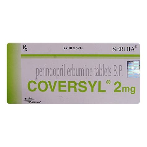 Coversyl 2 Mg Perindopril Buy Online Uses Price India