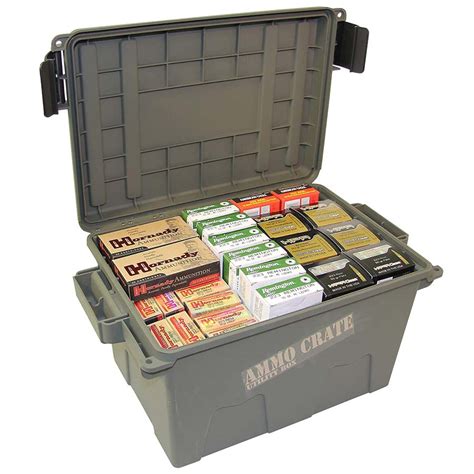 Mtm Acr7 Ammo Crate Utility Box Army Green — Delta Mike Ltd