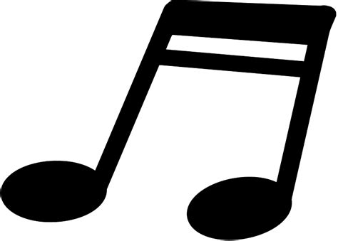 100 Free Music Notes Silhouette Images