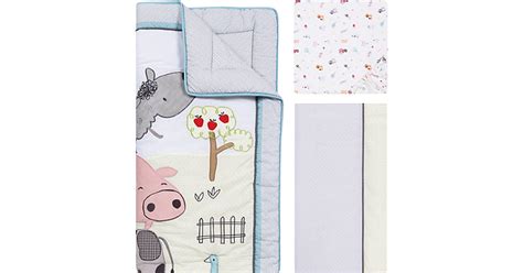 Trend Lab Farm Stack 4 Piece Crib Bedding Set • Price