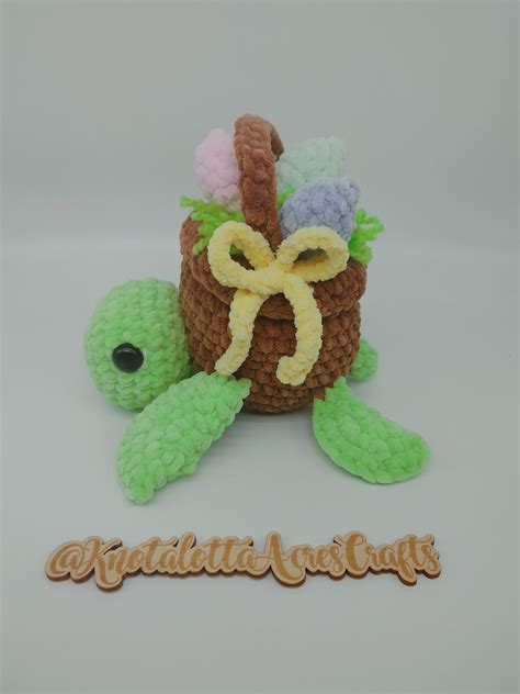 Easter Turtle Easter Basket Turtle Crochet Turtle Turtle T