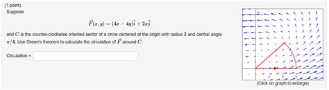 solved 1 point suppose and c is the counter clockwise