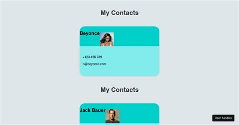 React Props Practice Codesandbox