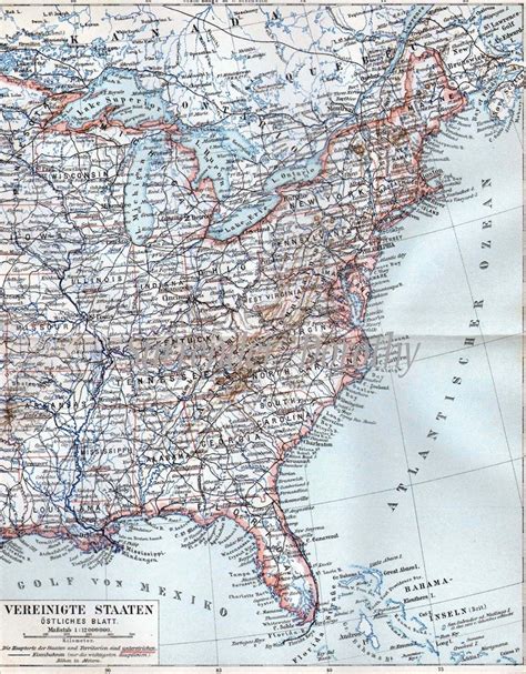 Printable Map Of East Coast