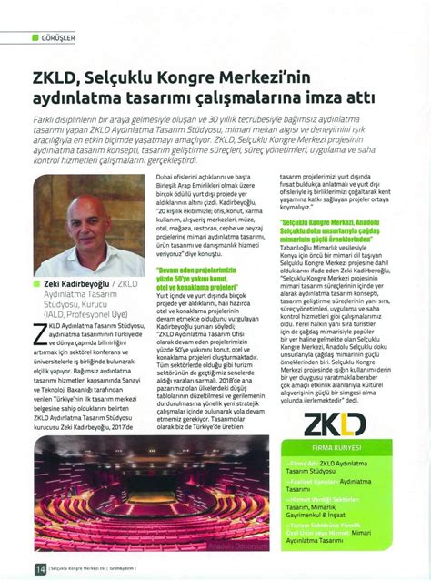 Zeki Kadirbeyoglu Iald On Linkedin Selçuklu Kongre Merkezi çağdaş