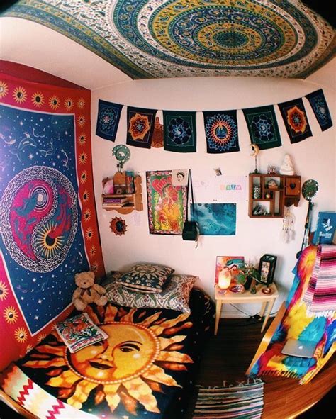 Hippie Room 🌞 Hippie Bedroom Decor Cool Rooms Hippie Room Decor