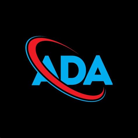 El Logotipo De Ada Es El Diseño De La Letra Ada Las Iniciales Del