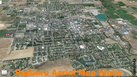 Rexburg Idaho Map
