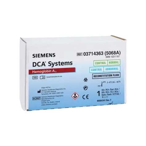 Dca 2000 A1c Normal And Abnormal Control Combination Kit