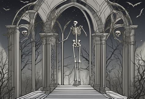 Halloween Skeleton Arch Shaking The Framework