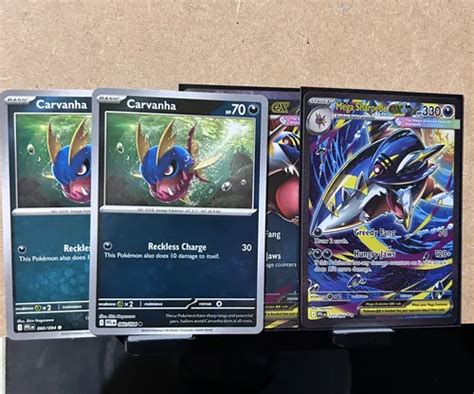 Pokémon Tcg Set Evolutivo Mega Sharpedo Ex Sir Ingles Mega Sharpedo Ex
