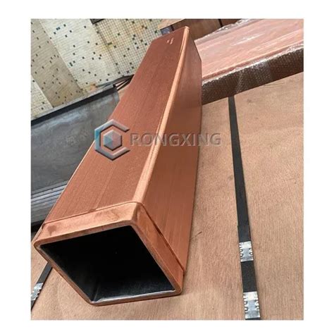 Ag Coating Steel Making Copper Ingot Mold Copper Mould Tube And