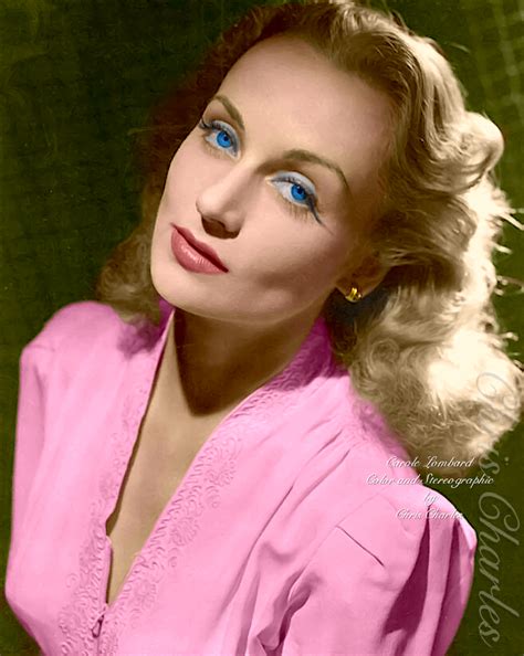 Carole Lombard Carol Lombard Style Carole Lombard Color Charles