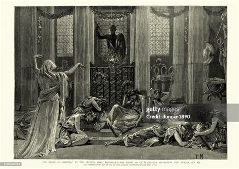 Orestes Ghost Of Clytemnestra Awakening The Furies Greek Play High Res
