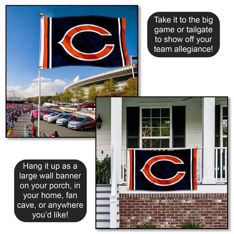 Bears C Logo Flag State Street Products