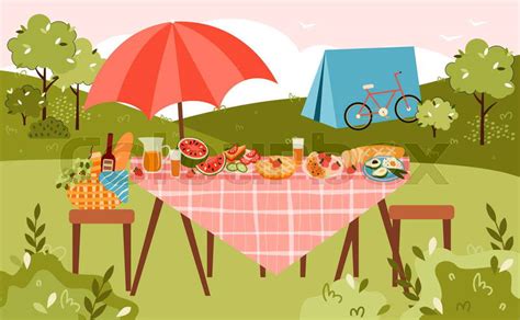 Picnic Images Cartoon