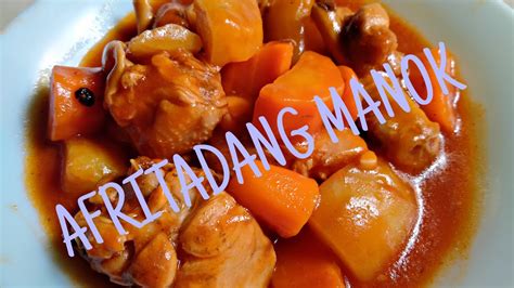Afritadang Manok Lutong Bahay Panlasang Pinoy Easy Recipe 2020