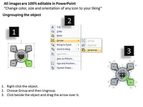 Petals Diagram With 4 Staged For Business Process Ppt Plan Templete Powerpo