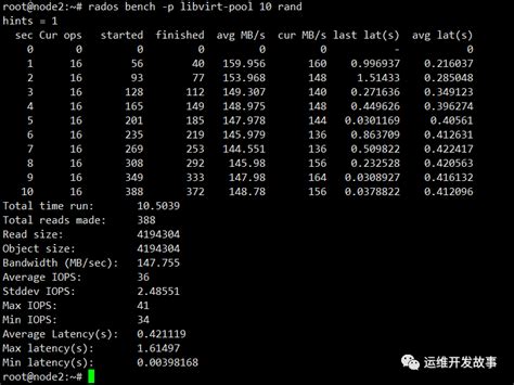 Ceph性能测试 运维开发故事
