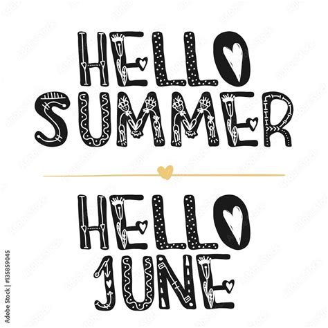 Hello Summer Hi June Motivational Quotes Sweet Cute Inspiration