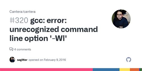 Gcc Error Unrecognized Command Line Option Wl · Issue 320
